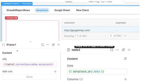 IFrame To Display Web Page Based On Selected Value In Table App Building Retool Forum