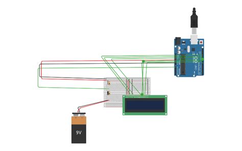 Circuit Design Copy Of Эксперимент 18 Тестер батареек самостоятельная 1 Tinkercad