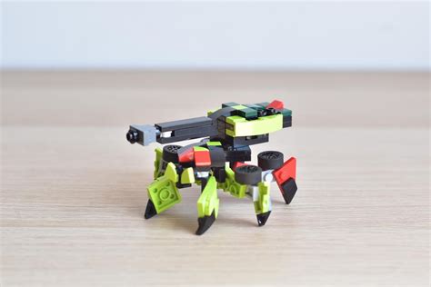 Lego Moc Spider Robot Tank Mech With Heavy Cannon From The Future By