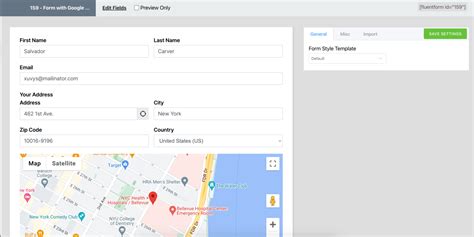 How To Add An Address Autocomplete Field In Your WordPress Forms Fluent Forms