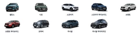 2022 기아 Suv 차량 종류 가격 총정리