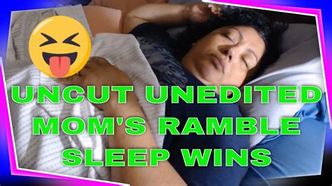 Snoring Sleeping Mom Asmr Series With Talking Rambling Youtube