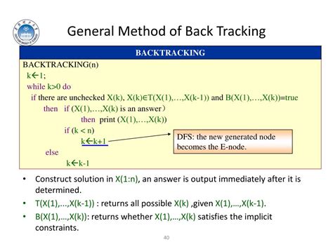Ppt Design And Analysis Of Algorithms Back Tracking Algorithms Powerpoint Presentation Id