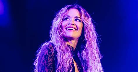 Rita Ora Sets Pulses Racing As She Slips Into See Through Bodysuit For