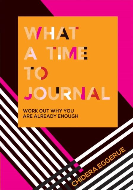 what a time to journal work out why you are already enough by chider