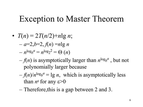 RecurrenceAndMasterTheorem.ppt