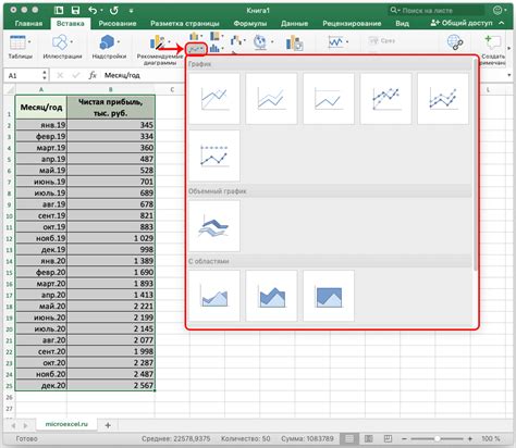 Как построить график в excel пошаговое руководство