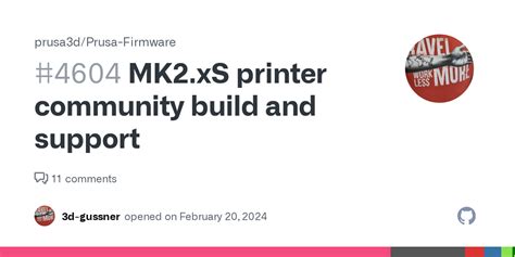 Mk2xs Printer Community Build And Support · Issue 4604 · Prusa3d