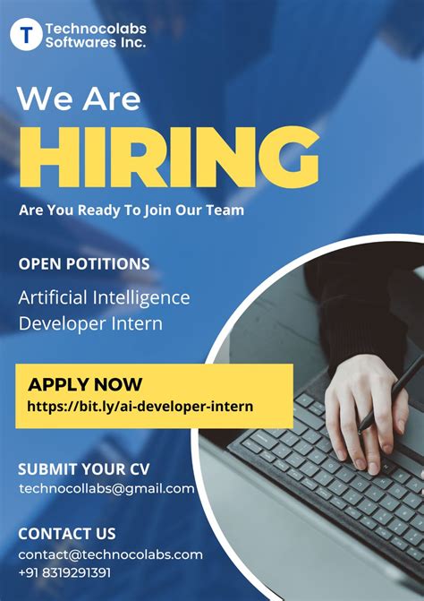 Prachi Patel On Linkedin Technoclabs Artificialintelligence Internship Ai Developer Hiringnow