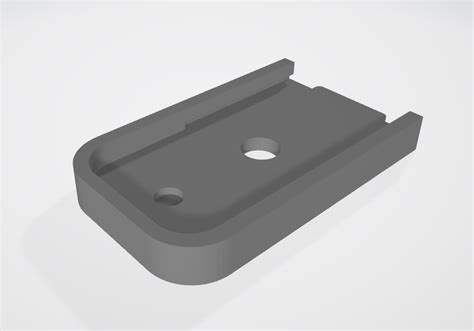 Free Stl File Airsoft Vfc Mp7 Gbbr Mag Baseplate・3d Printer Model To