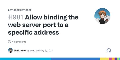 Allow Binding The Web Server Port To A Specific Address · Issue 981