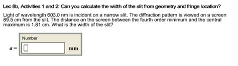 Solved Lec B Activities And Can You Calculate The Chegg