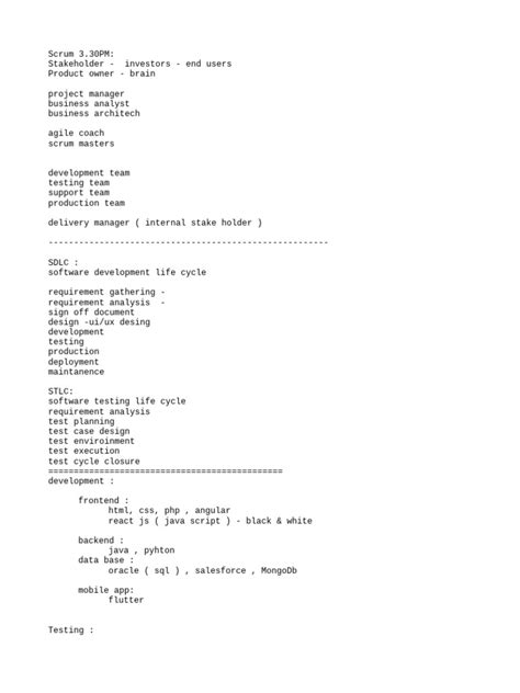 Scrum 330pm Pdf Scrum Software Development Agile Software Development