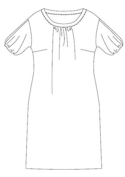 Pdf型紙 パフスリーブtシャツワンピース Chapi～チャピ