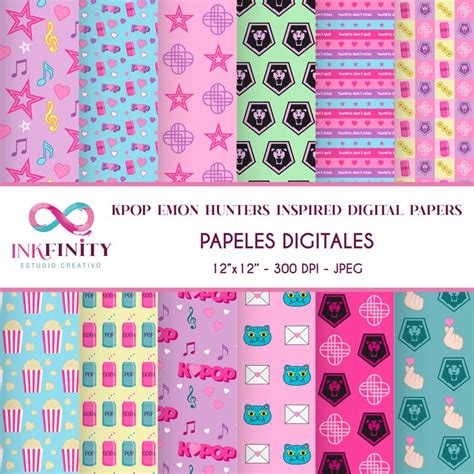 Kpop Demon Hunters Inspired Background Etsyde