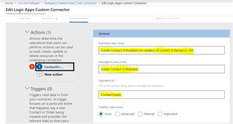 Azure Logic Apps Custom Connectorused Case To Create Contact In