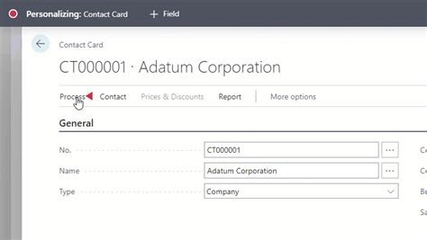 new modern action bar nav seal business central simple solutions