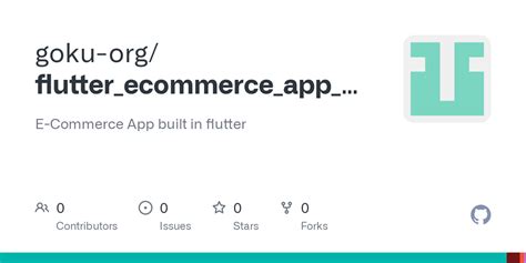 GitHub Goku Org Flutter Ecommerce App UI E Commerce App Built In Flutter