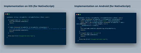 Implementing Websockets Plugin For Nativescript Using React Native