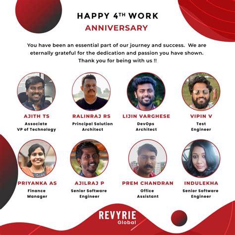 Revyrie Global On Linkedin Revyrieglobal Happyworkanniversary