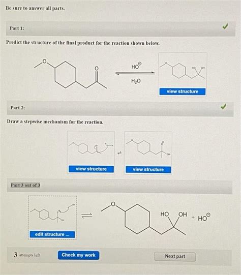 Solved Be Sure To Answer All Parts Part Predict The Chegg