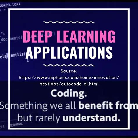 deep learning applications deep learning learning software development