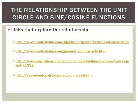 Sine And Cosine Functions Ppt Pptx