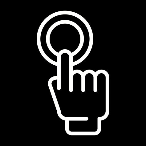 Push Button Vector Icon 28034231 Vector Art At Vecteezy