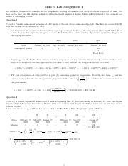 F S Pdf MA Lab Assignment You Will Have Minutes To Complete The Lab