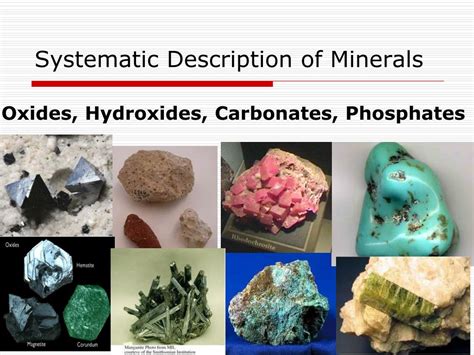 Ppt Systematic Description Of Minerals Powerpoint Presentation Free Download Id 3757490