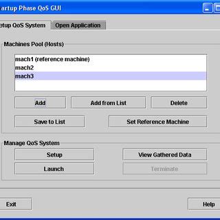 The QoS GUI Setup QoS System Tab Download Scientific Diagram