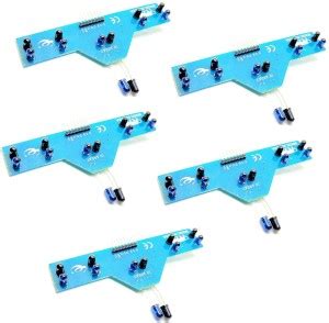 INVENTO Pcs Five IR Sensor Array With Obstacle Avoidance Compatible Avoidance Sensor