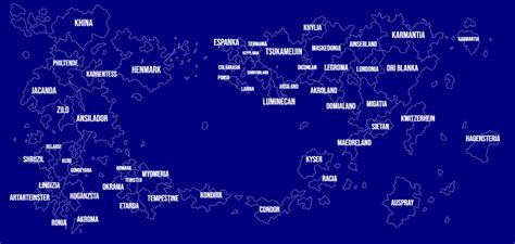 World Of Miniara Map By Dearpa On Deviantart