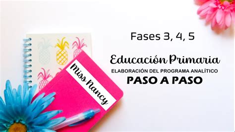 Programa Analitico Paso A Paso Fases 3 4 5 Youtube