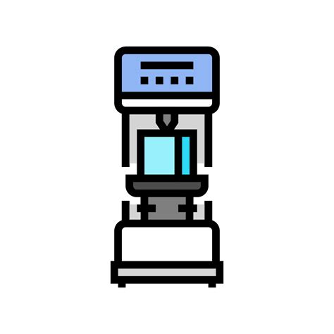 Hardness Testing Materials Engineering Color Icon Vector Illustration