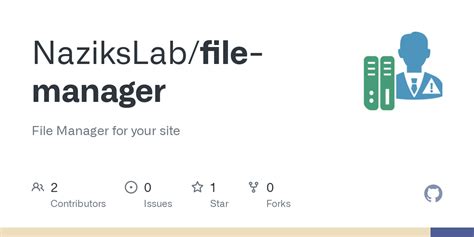 GitHub NaziksLab File Manager File Manager For Your Site