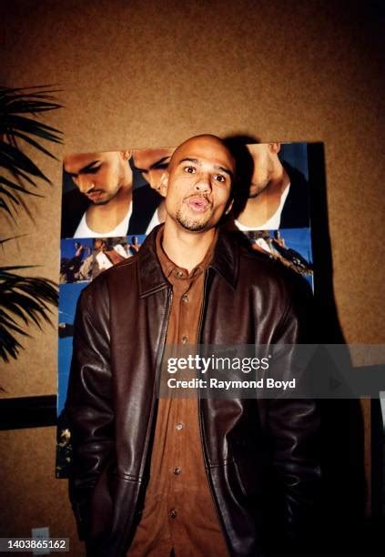 Singer Chico Debarge Poses For Photos At The Hyatt Regency Chicago