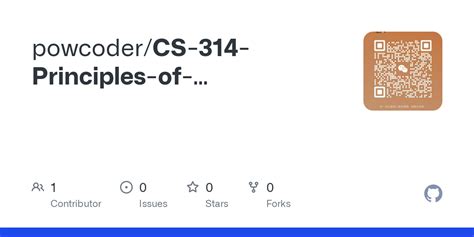 GitHub Powcoder CS 314 Principles Of Programming Languages