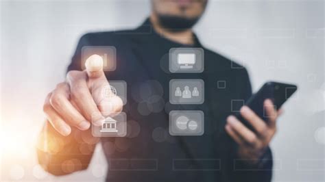 Premium Photo Businessman Using Mobile Smartphone Application Social Media Concept