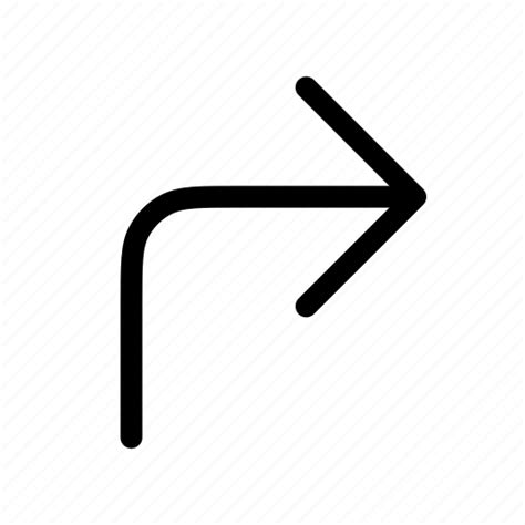 directions arrow right route icon download on iconfinder