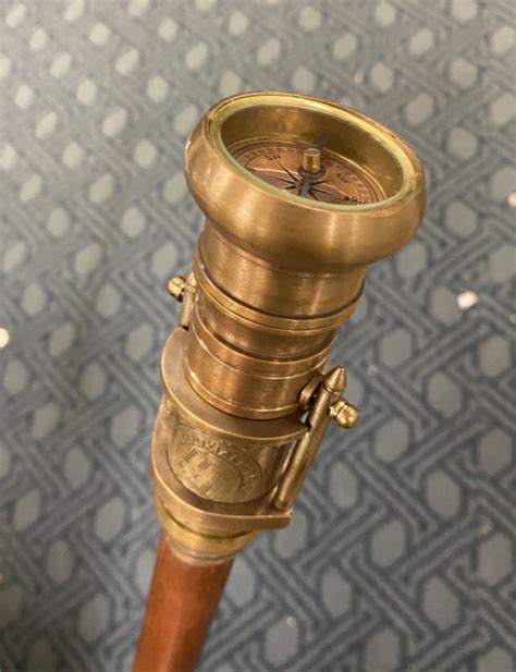 Compass Walking Stick Southgate Auction Rooms