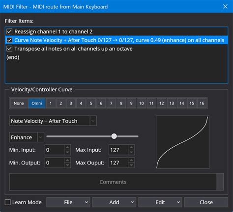 MIDI Filters Cantabile Software For Performing Musicians