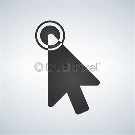 Circle Mouse Logo Design Vector Creative Compuer Mouse Cable Circle