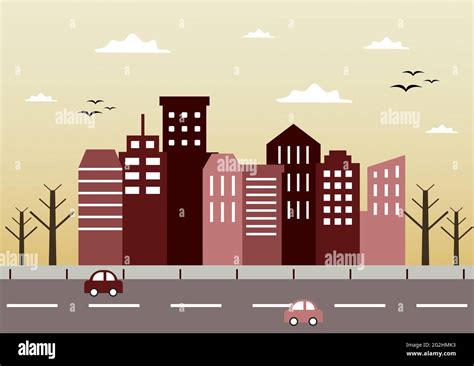 Simple Cityscape Vector