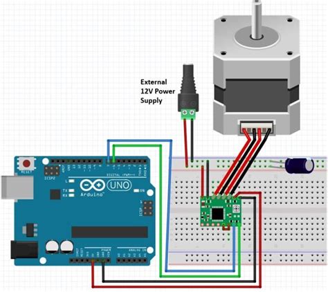 Control Stepper Motor With A4988 Driver Module And Arduino