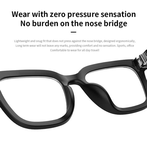 A01 Ai Voice Assistant Glasses Earphones With Camera Smart Glasses