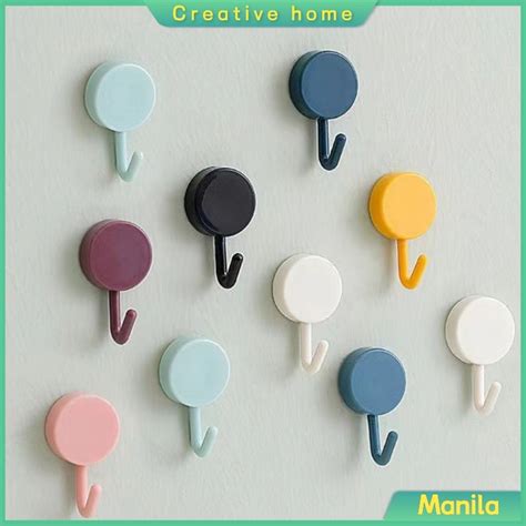 A09 Cod Self Adhesive Sticky Hook Small Wall Hooks Seamless Sticky Hooks Kitchen Bedroom