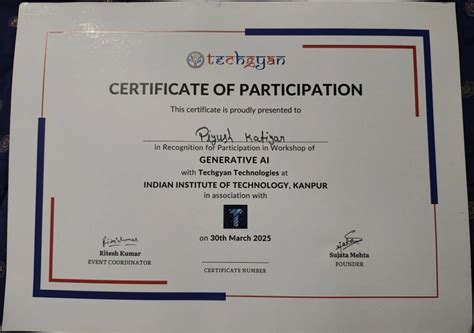 Generativeai Artificialintelligence Iitkanpur Techgyan