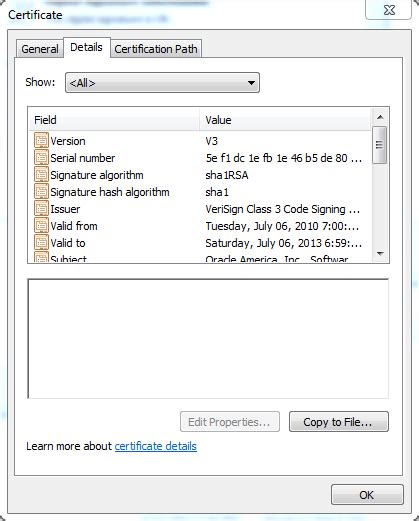 Windows 7 Where Do I Find The Certificate File So I Can Add A Program To Trusted Publishers