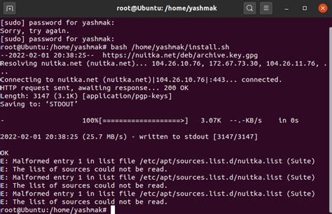 Nuitka Installation Script Not Working Properly On Ubuntu Issue Nuitka Nuitka GitHub